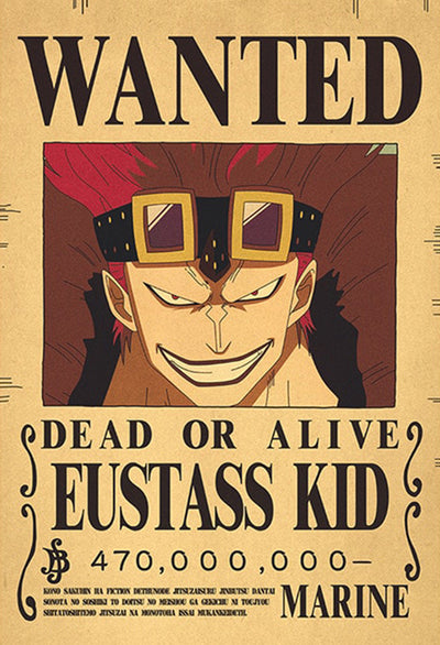 One Piece Wanted Poster - Eustass Kid | Gear5World