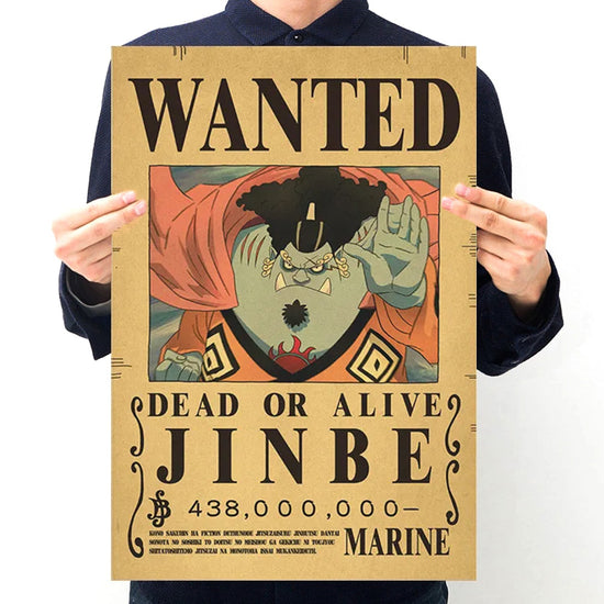 One Piece Wanted Poster - Jinbei | Gear5World