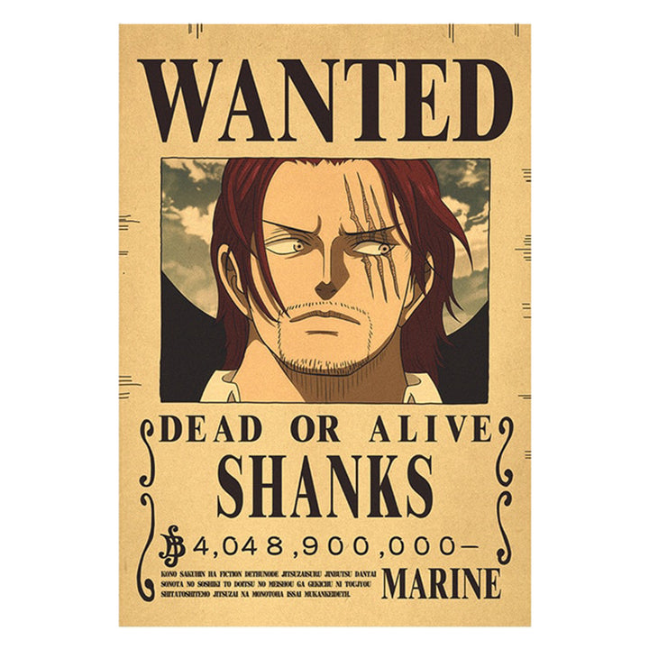 Affiches One Piece Wanted | Gear5World